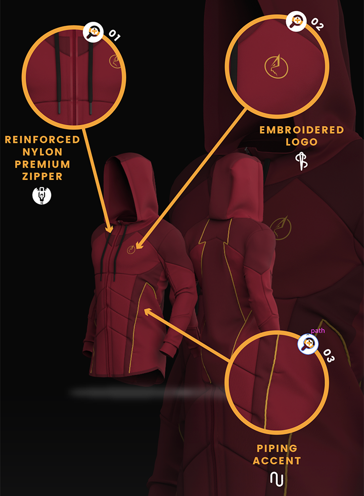 FLASH Hoodie – I AM SUPERHERO